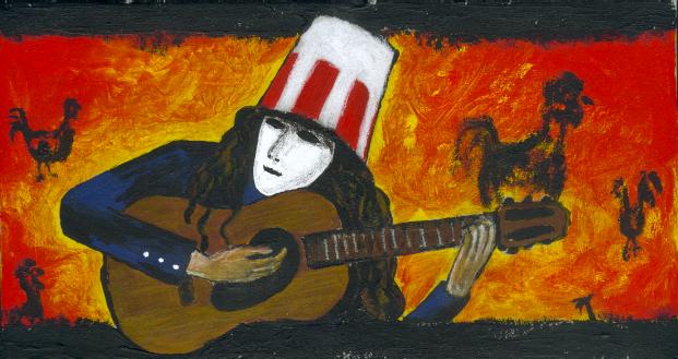 Buckethead art by Julien